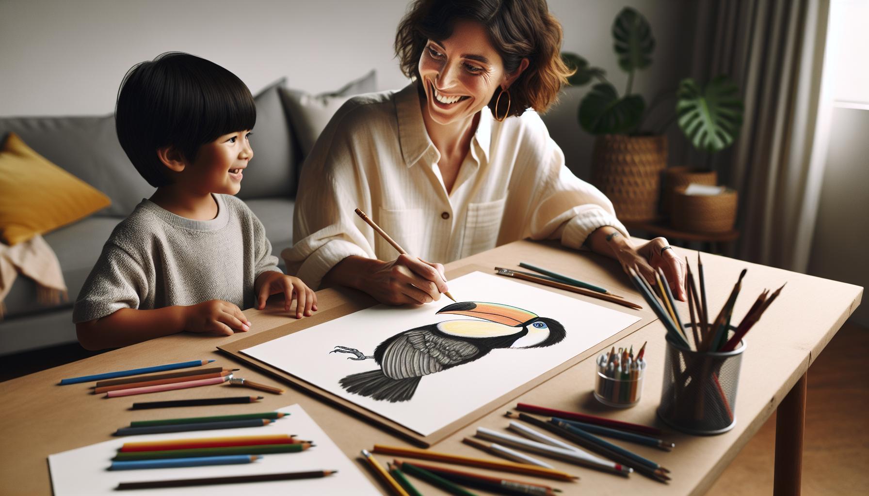 How To Draw A Toucan Art Hub: Step-by-Step Guide » WorldBirds.eu