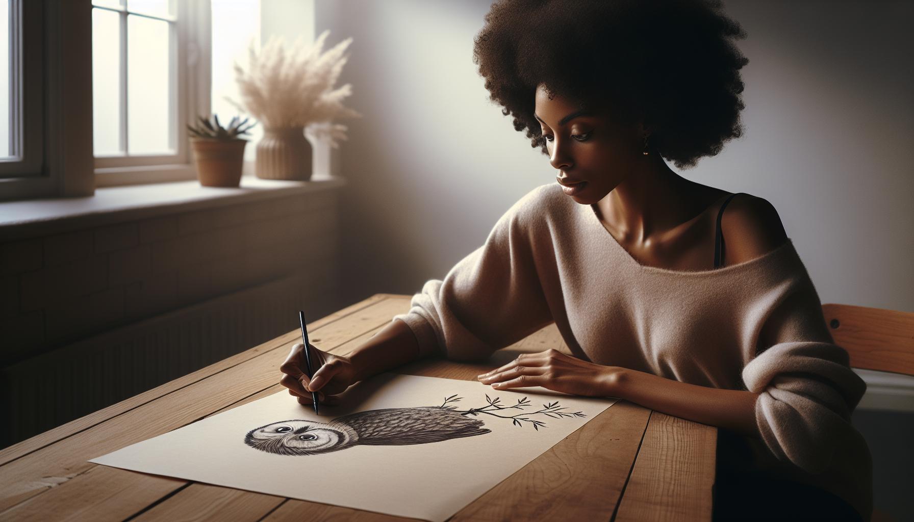 How To Draw An Owl Easy: Beginner-Friendly Tutorial » WorldBirds.eu